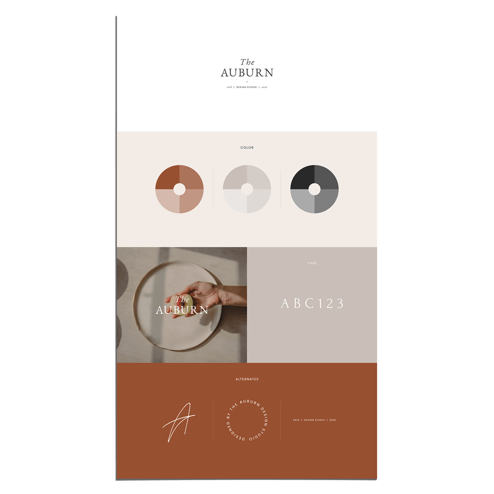 Auburn Brand Sheets | Studio Standard