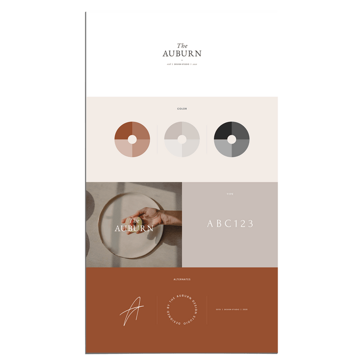 Auburn Brand Sheets | Studio Standard