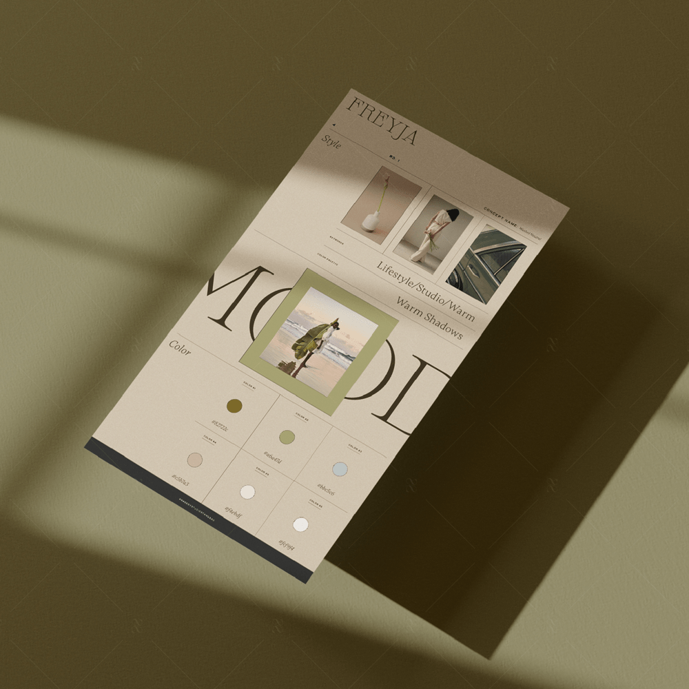 Freyja Brand Board Templates | Studio Standard