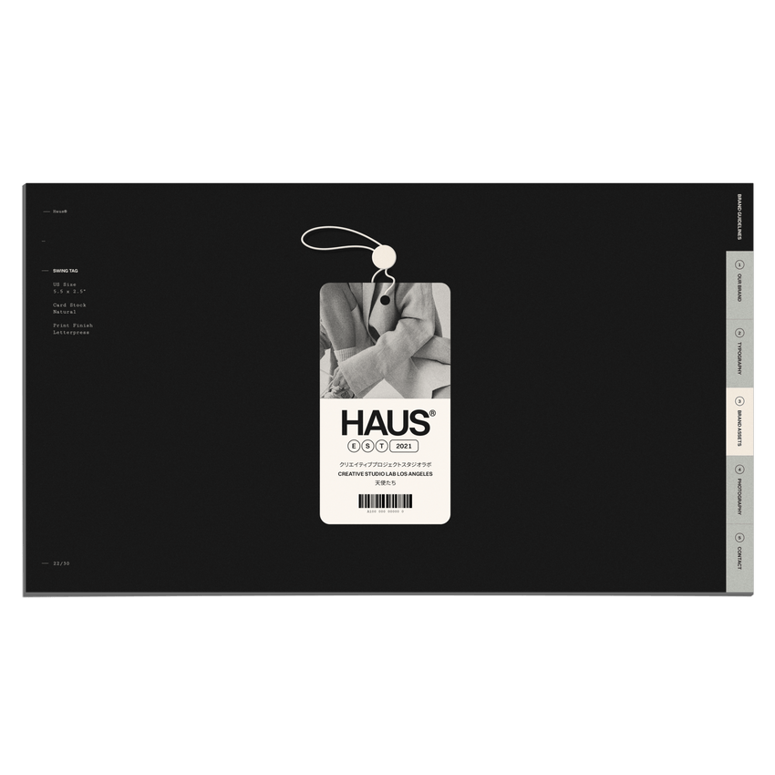 Haus Brand Guidelines Template | Studio Standard