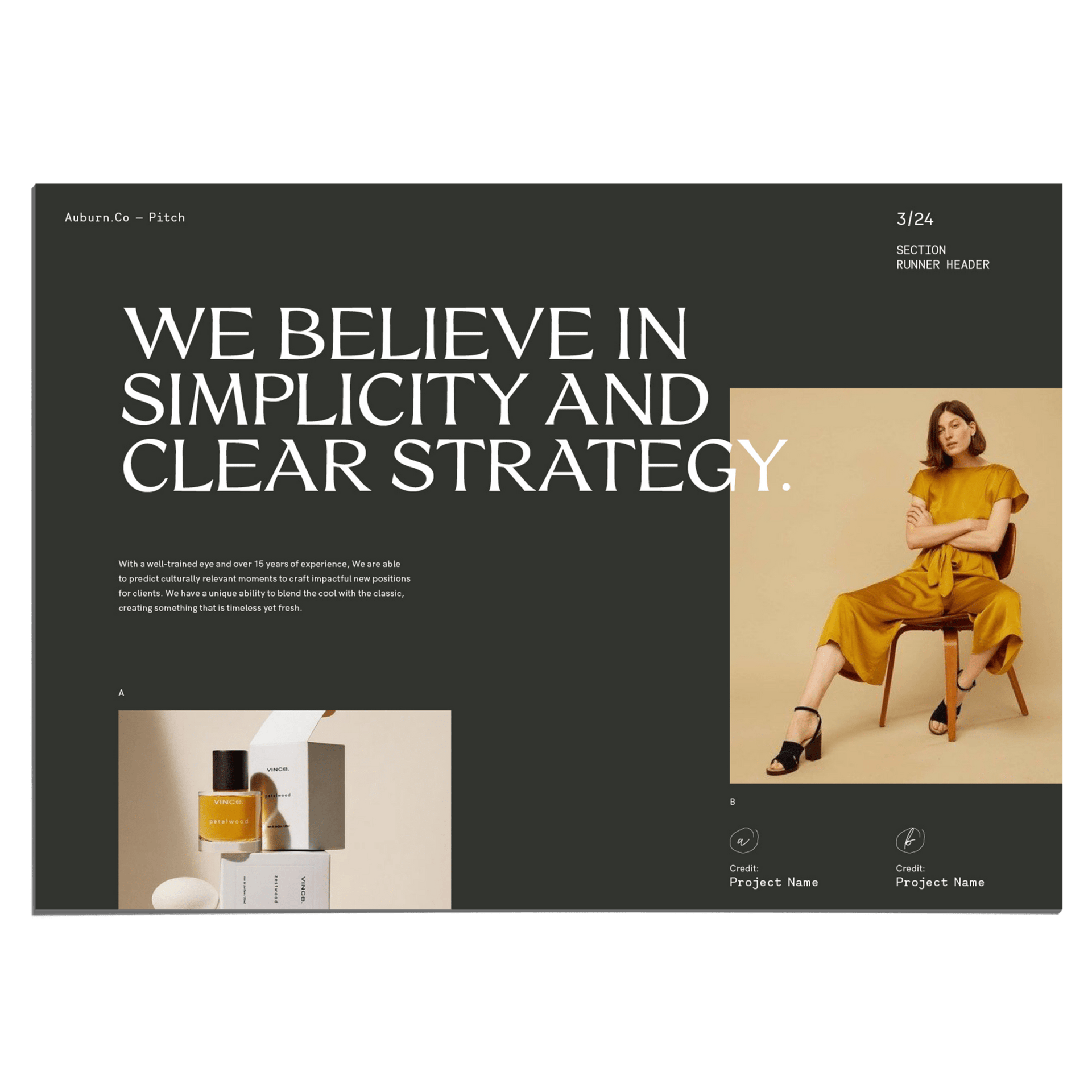 Intentional Pitch Deck | Studio Standard