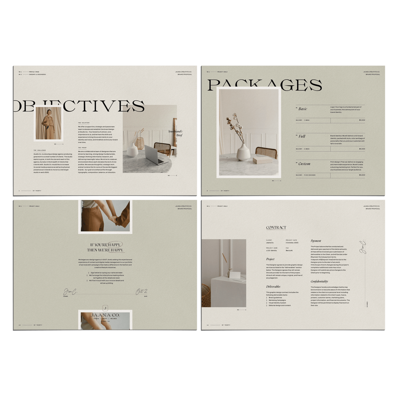 Intentional Proposal + Mood Sheets | Studio Standard