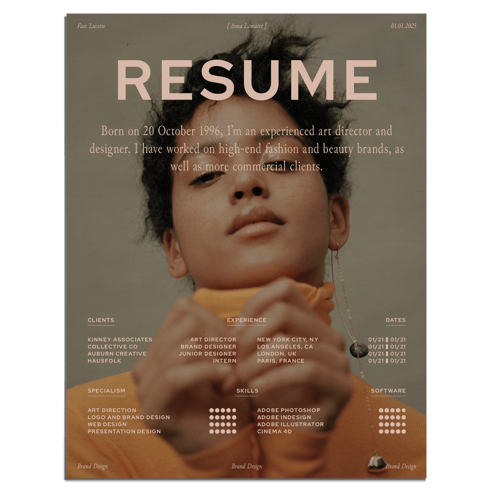 Lucette Resume Kit Template | Studio Standard