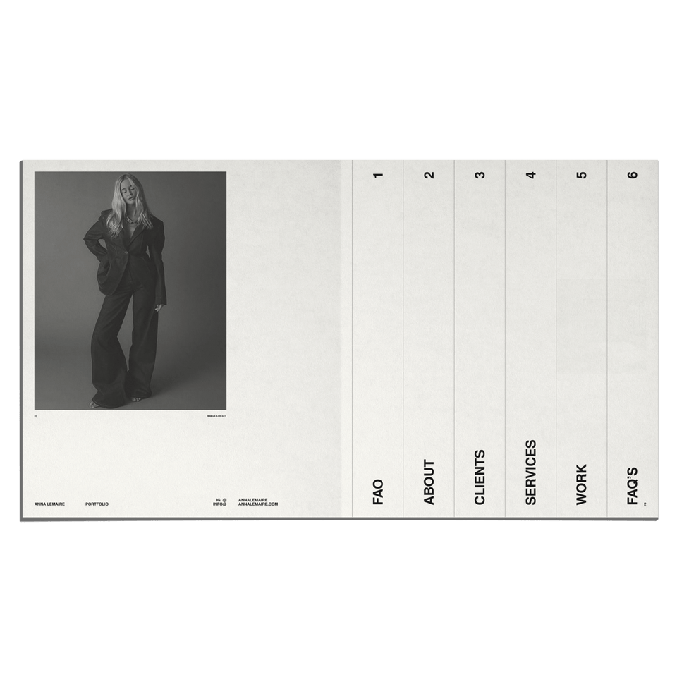 Photographer's Starter Kit: Portfolio Template – Studio Standard