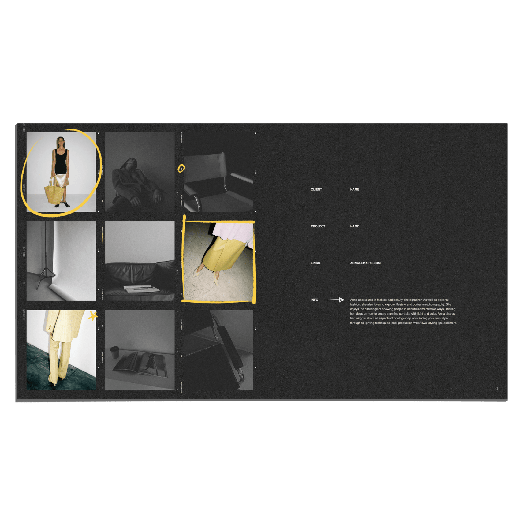 Photographer's Starter Kit: Portfolio Template – Studio Standard