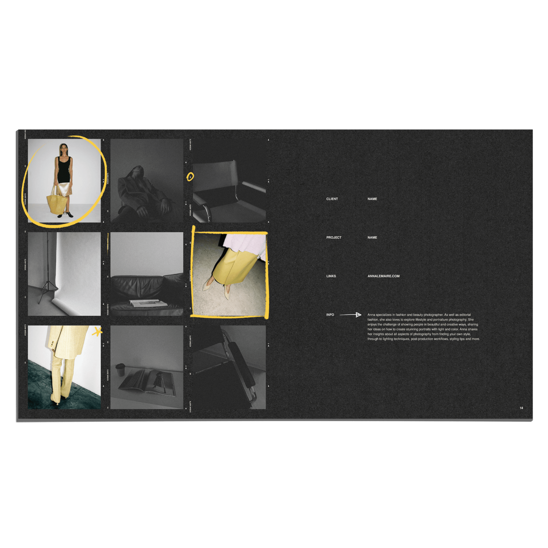 Photographer's Starter Kit: Portfolio Template – Studio Standard