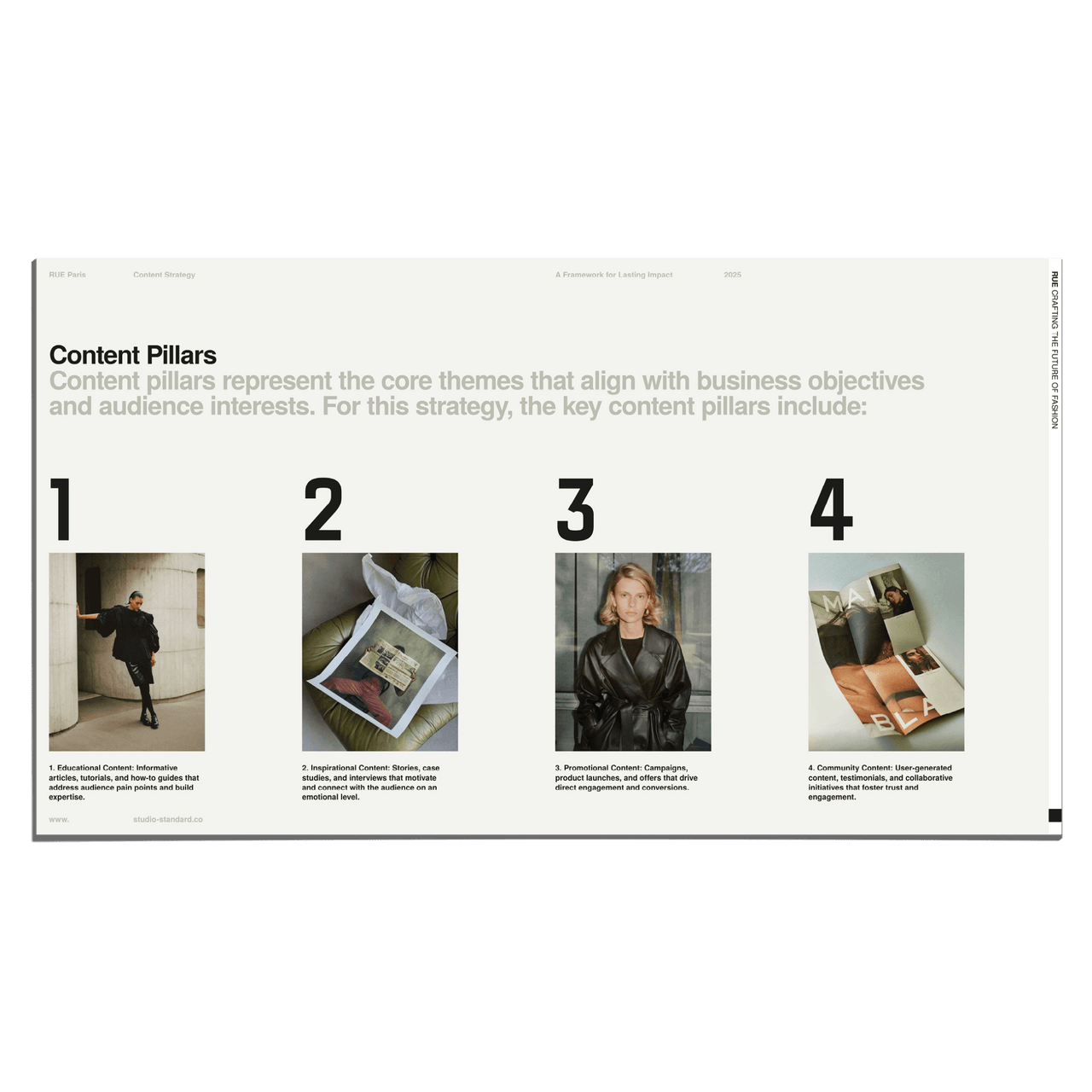 RUE Content Strategy Template | Studio Standard