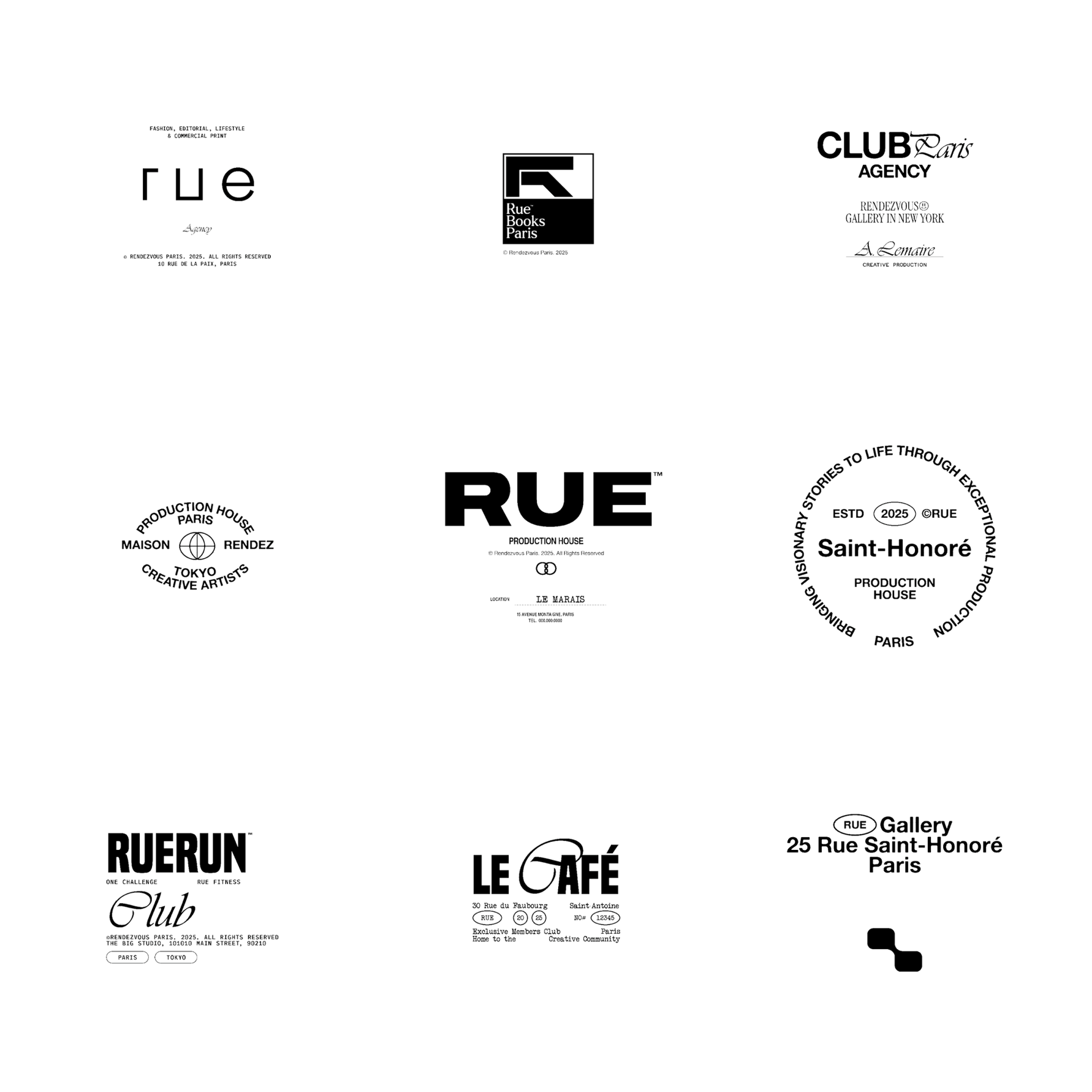 RUE Logo Kit Template | Studio Standard
