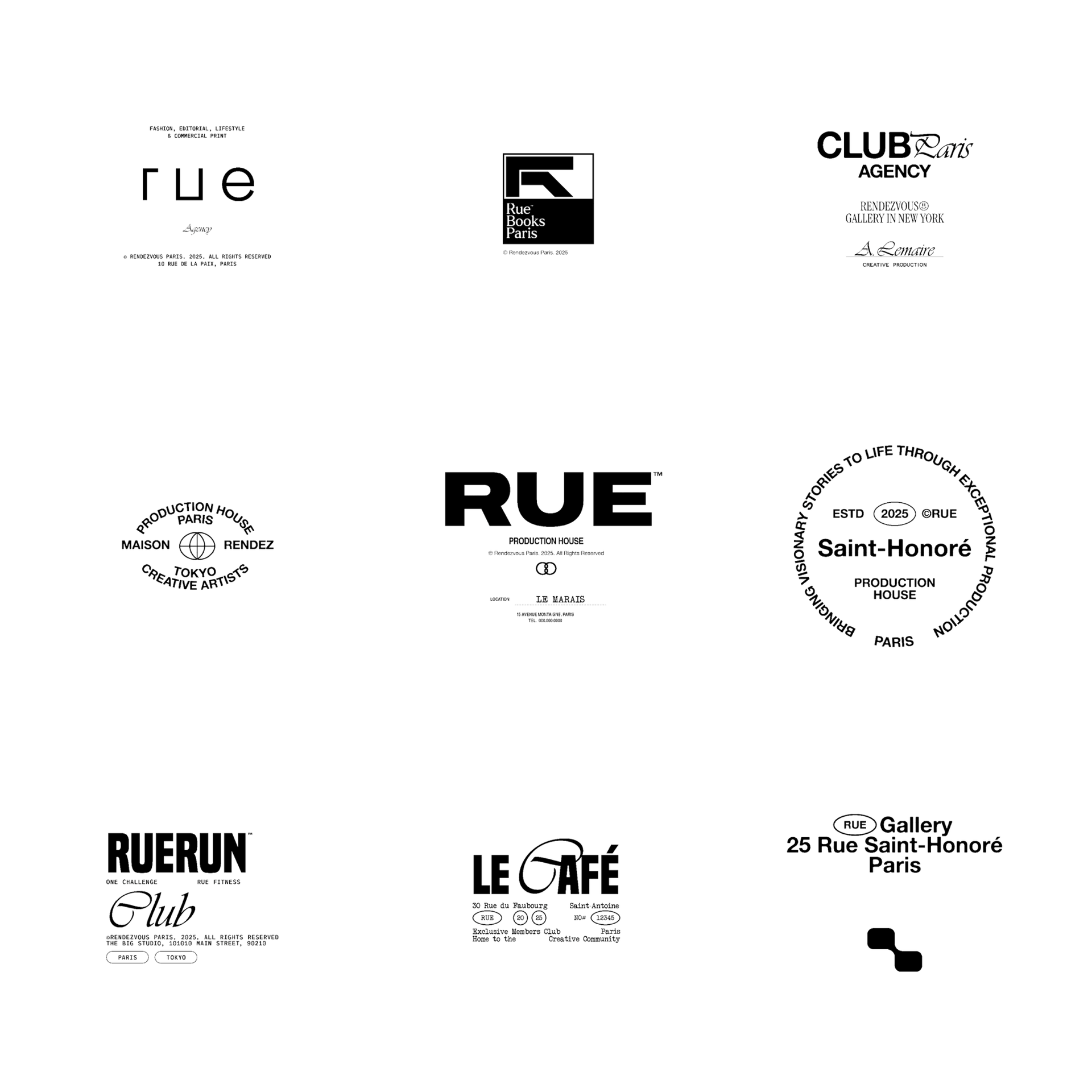 RUE Logo Kit Template | Studio Standard