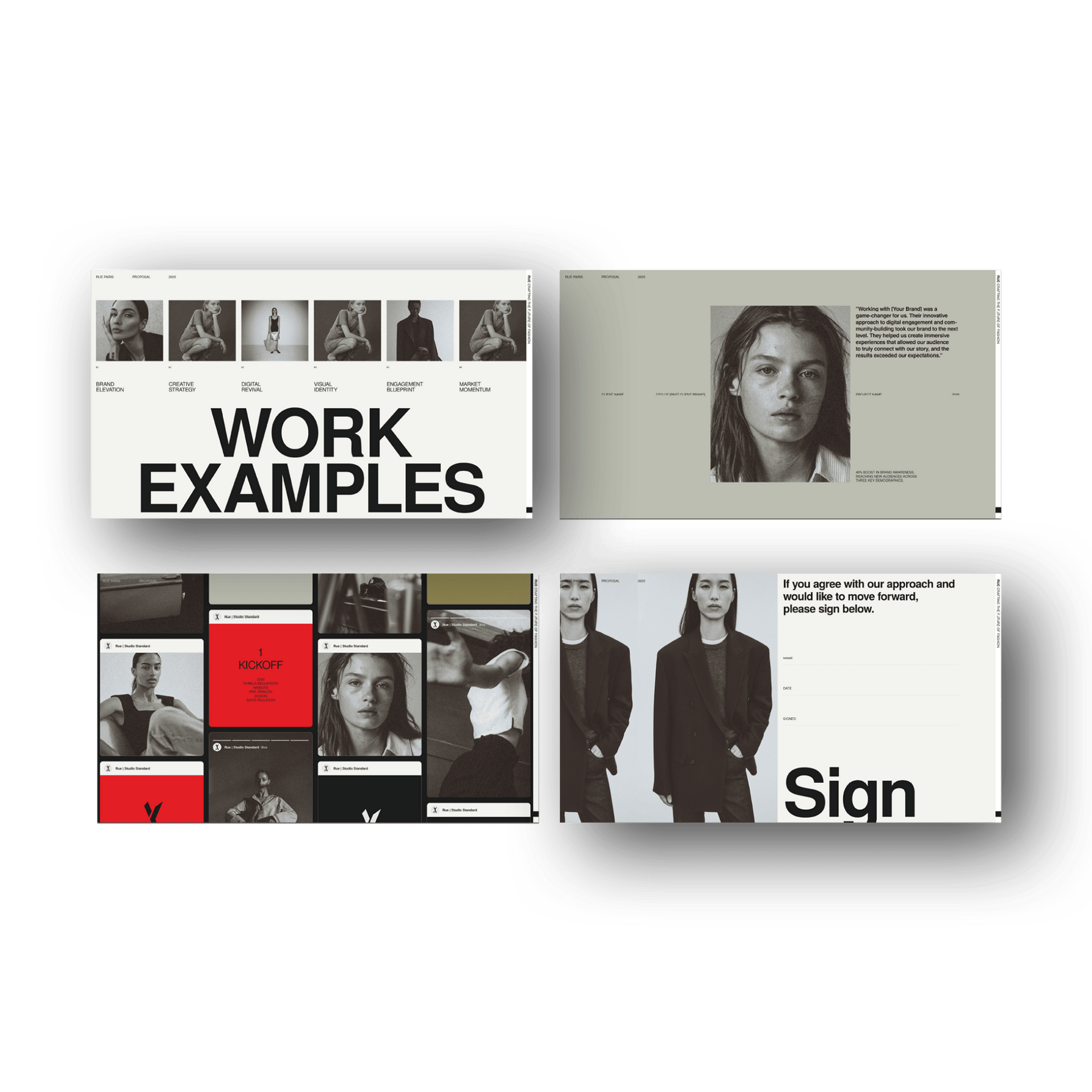 RUE Proposal Template | Studio Standard