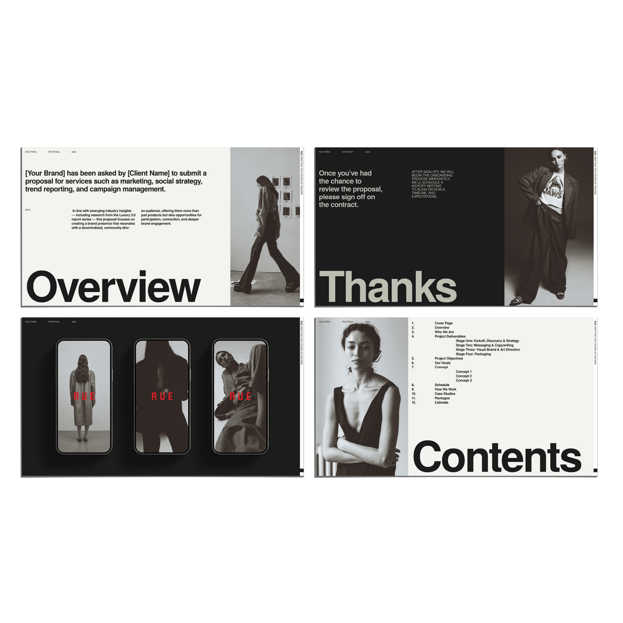 RUE Proposal Template | Studio Standard