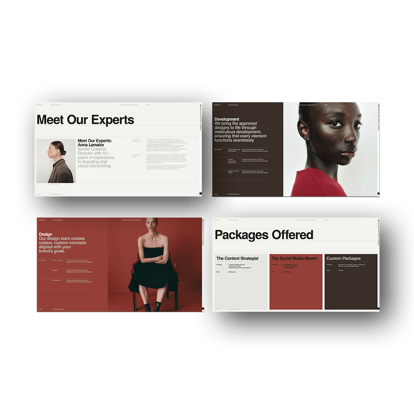 RUE Services Guide Template | Studio Standard