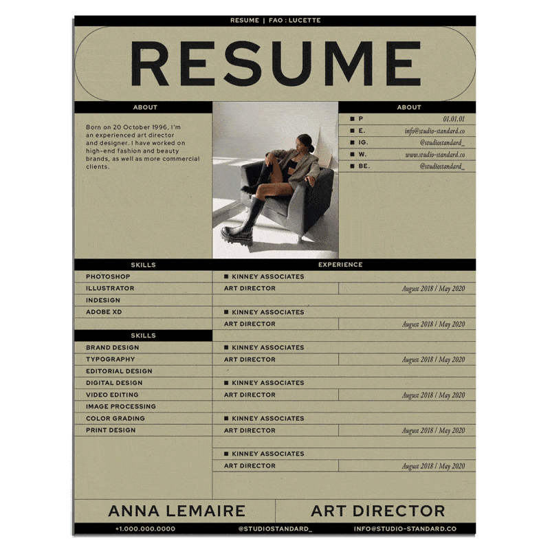 Products – tagged "Product Type_Resume" – Studio Standard